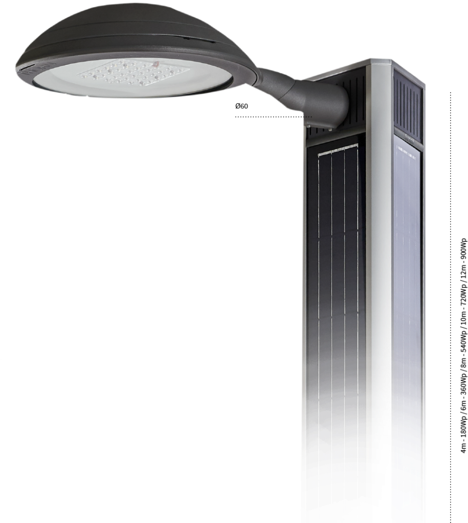 Download Sunray Triangular Is A Customizable Aluminium Solar - Rear ...