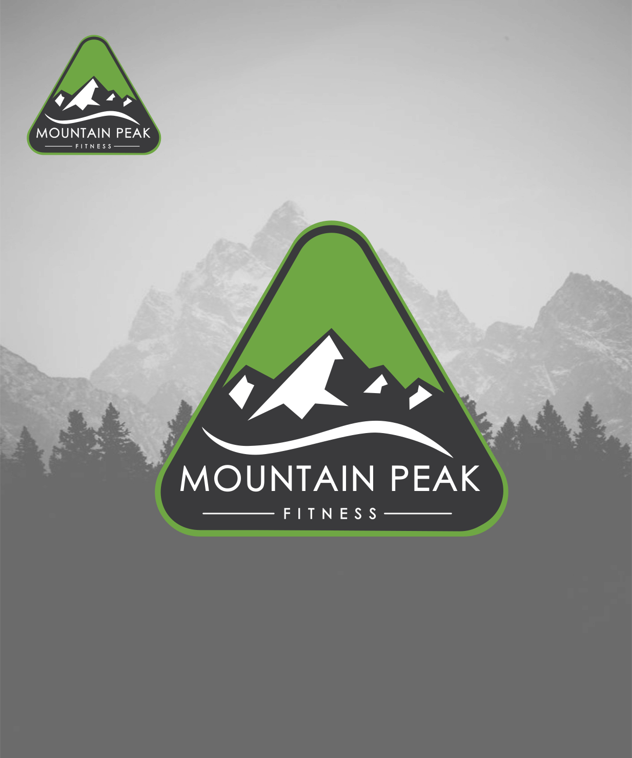 Download Logo Design By Middlebencher For Mountain Peak Fitness ...