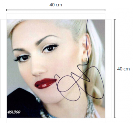 Download Promi-stuff - Gwen Stefani Portrait Pop Music Singer 32x24 ...