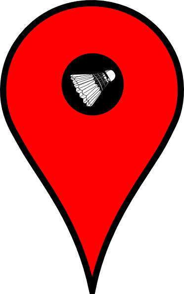 Download Pin Red Badminton Clipart - Google Maps Red Pin - Full Size ...