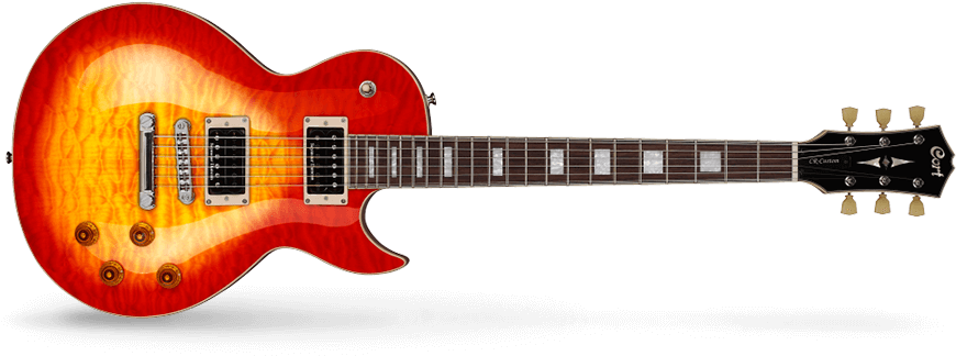 Download Cort Cr-custom Electric Guitar - Cherry Red Sunburst - Full ...