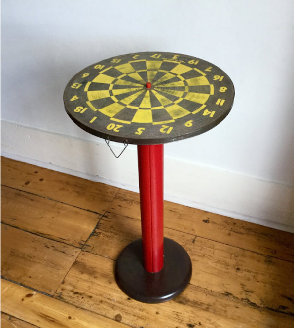 Download Upcycled Vintage Dartboard Side Table £120 - Darts - Full Size ...