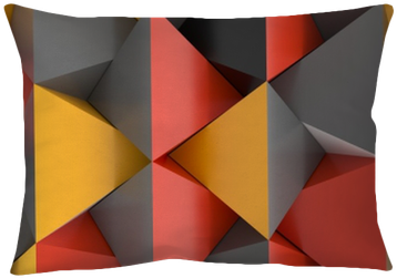 Download 3d Rendering Of An Abstract Pyramid Background With - Red ...