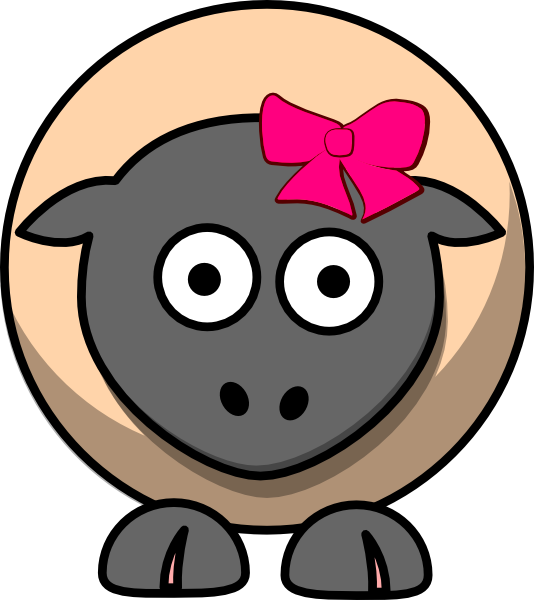 Download Sheep Cartoon Clip Art At Clker Com Vector Clip Art - Clip Art ...