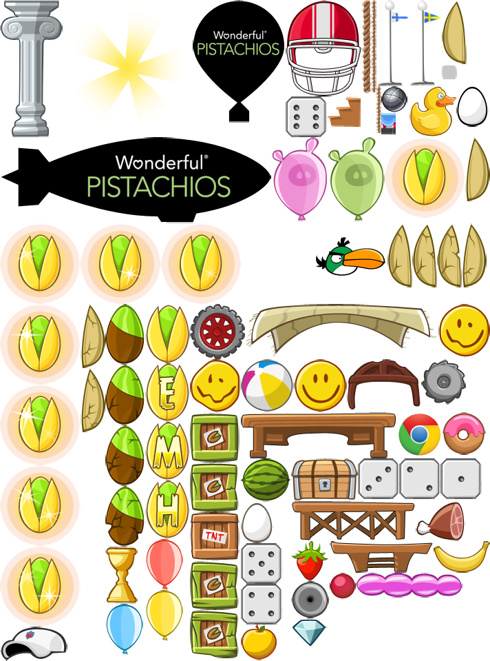 Download Angry Birds Golden Pistachio Sprites - Angry Birds Seasons ...