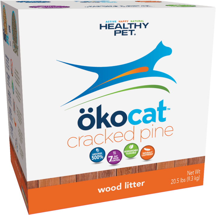Download Cracked Pine Wood Natural Litter - Oko Cat Litter - Full Size ...