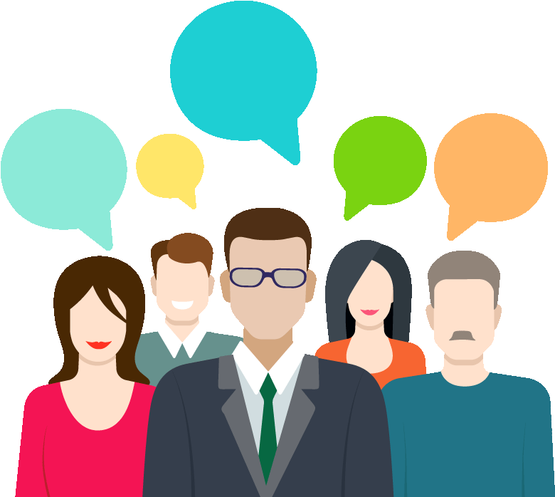 Download Gossip - People With Callout - Full Size PNG Image - PNGkit