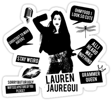 Download Yes Girl - Lauren Jauregui Stickers Png - Full Size PNG Image ...