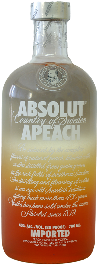 Download Absolut Apeach - Absolut Raspberri Vodka - 50 Ml Bottle - Full ...