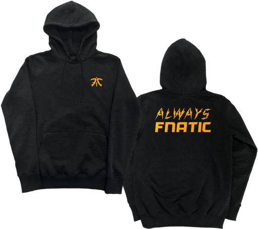 Download Fnatic Black And Orange Always Hoodie - Fnatic Hoodie - Full ...