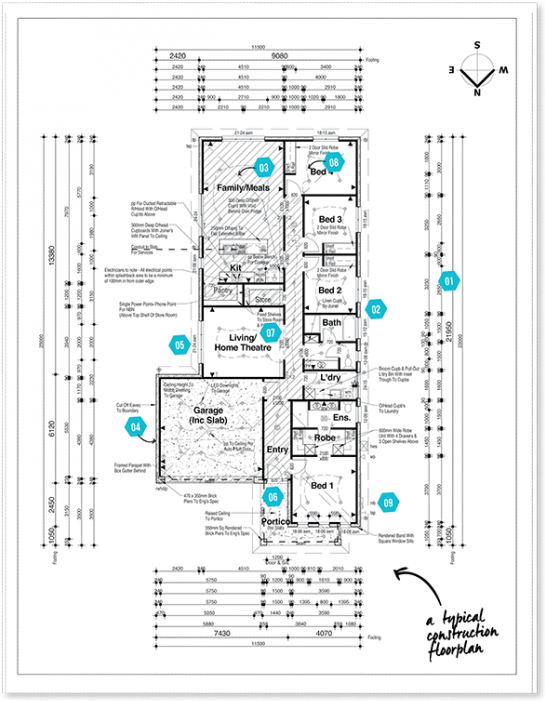 Download Typical Floorplan - Plan - Full Size PNG Image - PNGkit
