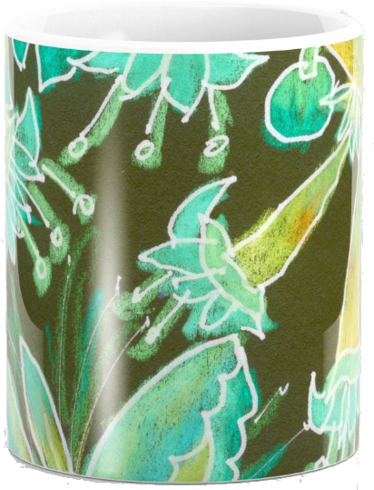 Download Cafepress Irish Garden, Lime Green Fl Full/queen Duvet - Full ...