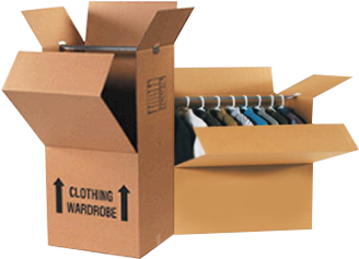 Download Blubox-it Wardrobe Boxes - Png Image Moving Wardrobe - Full ...