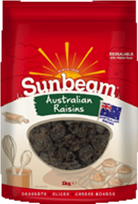 Download Sunbeam Australian Raisins - Sunbeam Sultanas - Full Size PNG ...