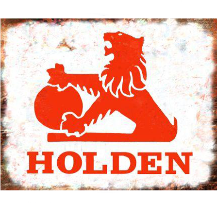 Download Holden Logo Rustic Tin Sign 11 - Old Holden Lion - Full Size ...