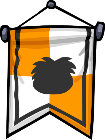 Download Orange Banner Png Image - Club Penguin - Full Size PNG Image ...
