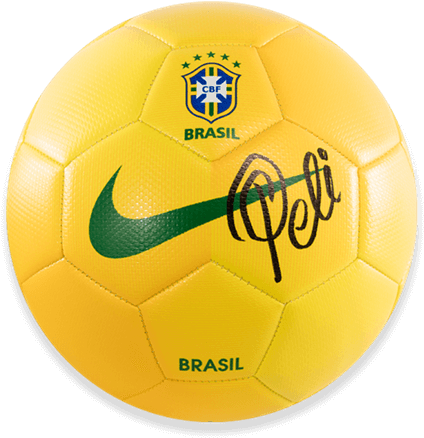 Download Pele Autographed Brazil Nike Soccer Ball Icons Coa - Pelé ...