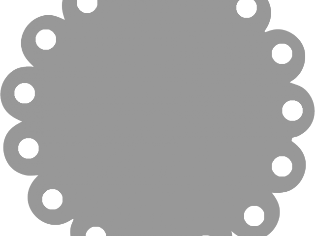 Download Transparent Edge Clipart Scalloped - Circle With Scalloped ...