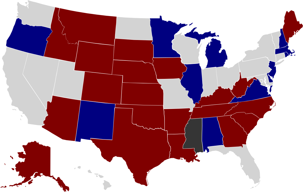 Download 2018 Elections Us State - Full Size PNG Image - PNGkit