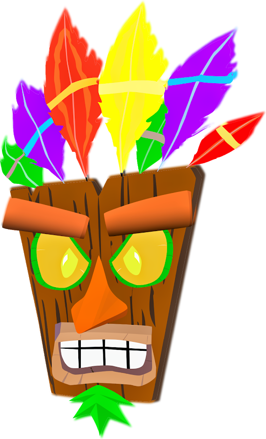 Download Crash Bandicoot Uka Uka Png - Full Size PNG Image - PNGkit