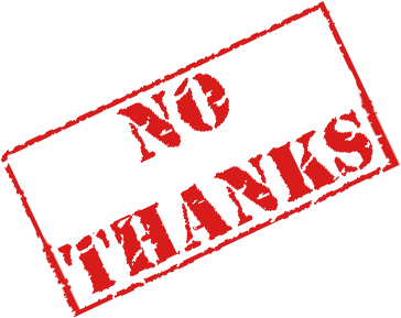 Download No Thanks Stamp Red - No Stamp Red Png - Full Size PNG Image ...