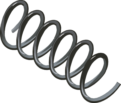 Download Wire Spring - Stretched Spring - Full Size PNG Image - PNGkit