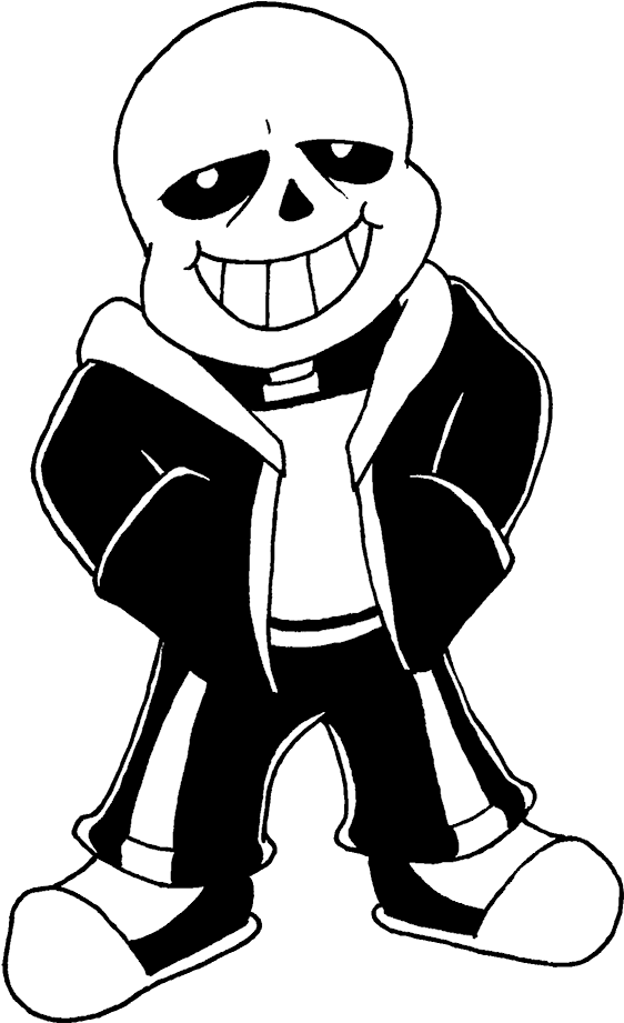 Download Sans - Cartoon - Full Size PNG Image - PNGkit