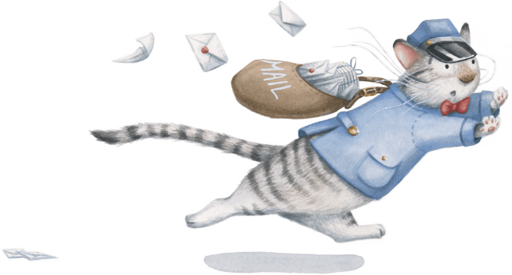 Download Mail Cat Contact Me - Full Size PNG Image - PNGkit