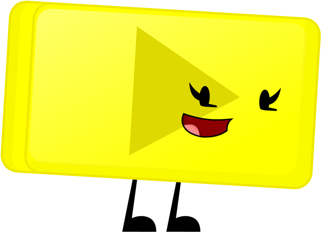 Download Yellow Play Button Pose - Mr. Fridge Smiley Face Refrigerator ...