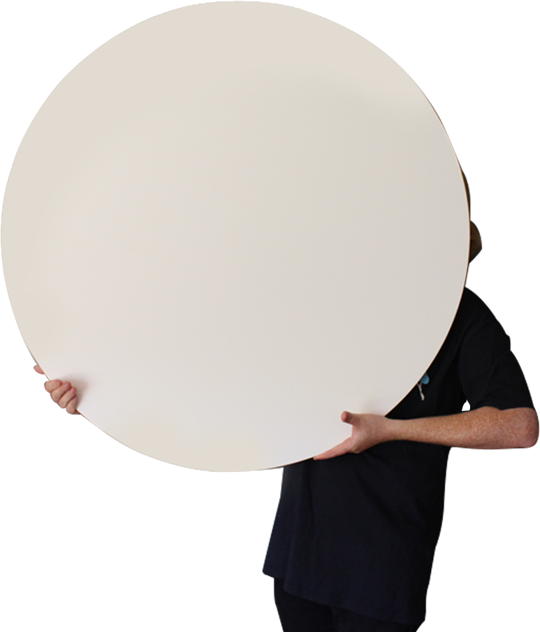 Download Round Canvas Outside The Square Large 100cm Circle - Circle ...