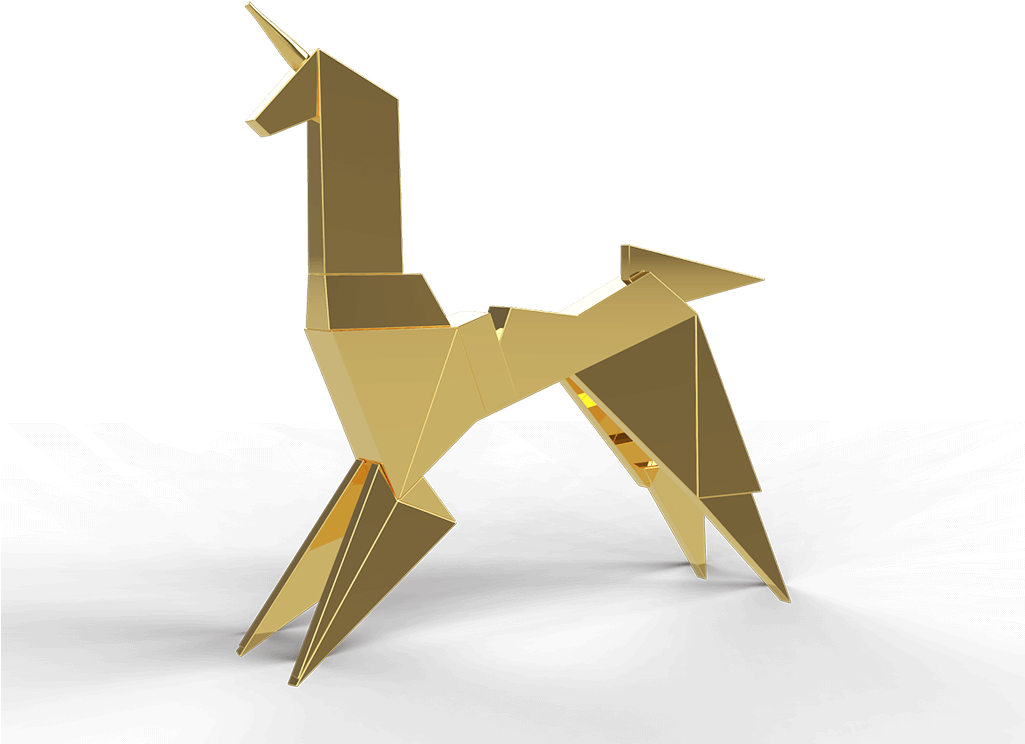 Download Blade Runner Unicorn In Gold - Blade Runner - Full Size PNG ...