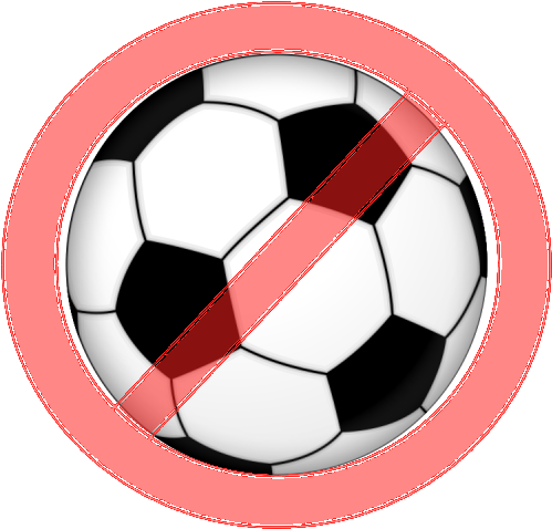 Download No Football - Soccer Ball Draw - Full Size PNG Image - PNGkit