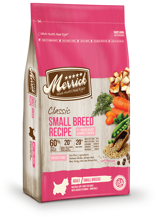 Download Classic Small Breed Recipe - Merrick Classic Small Breed ...