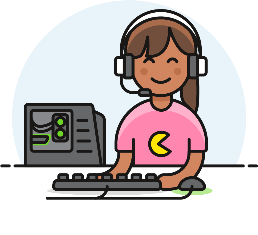 Download 19 Gamer Female African American - Video Game - Full Size PNG ...