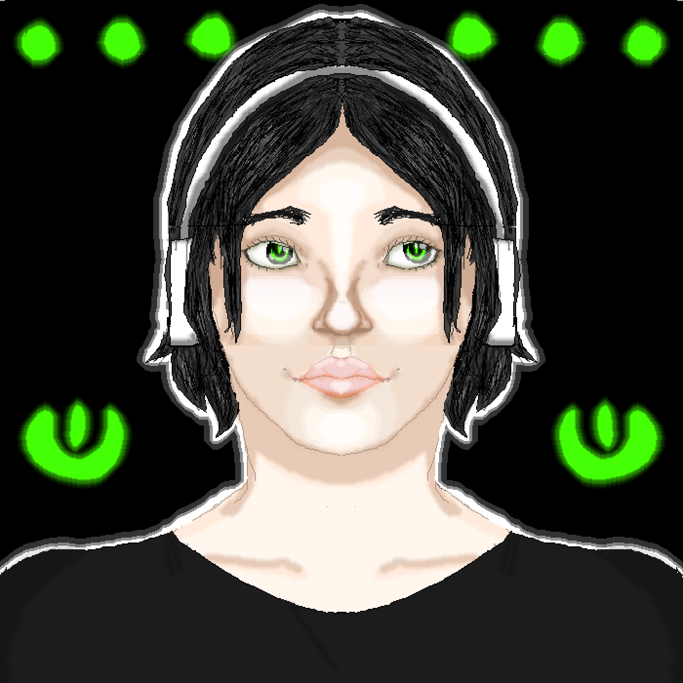 Download Gamer Girl Oc Unnamed - Illustration - Full Size PNG Image ...
