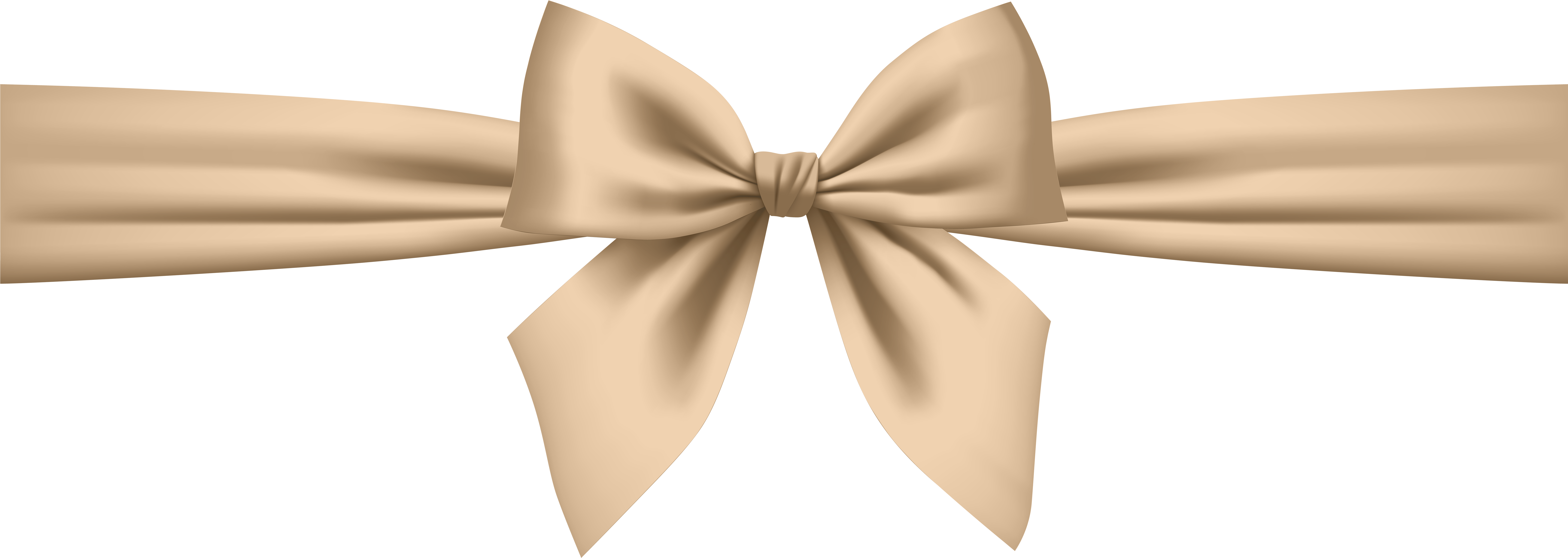 Download Cartoon Of A Beige Ribbon - Pink Bow Png - Full Size PNG Image ...