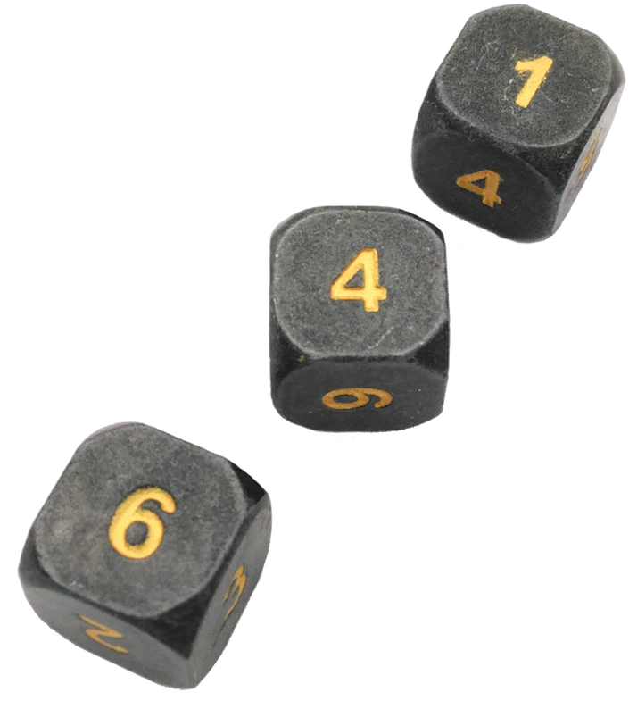 Download 3 Pack Of D6 - Color - Full Size PNG Image - PNGkit