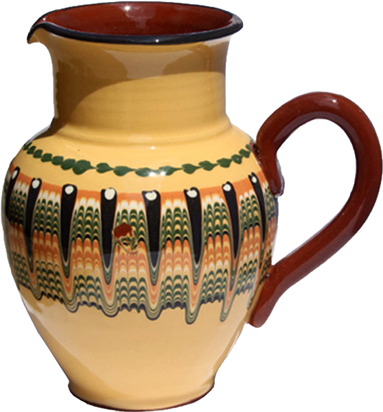 Download Yellow Pottery Pitcher - Pottery Pitchers - Full Size PNG ...