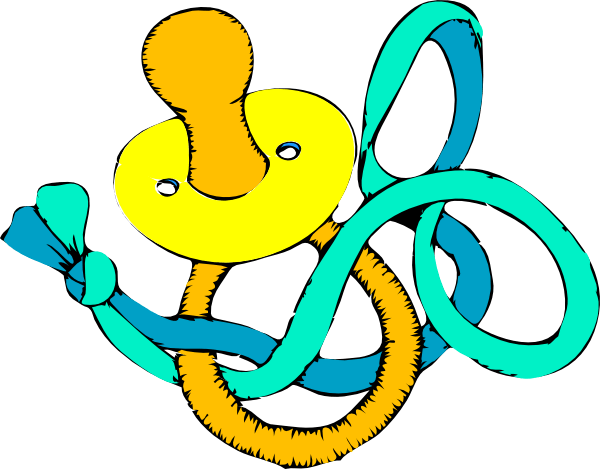 Download Transparent Cartoon Baby Pacifier - Infant - PNGkit