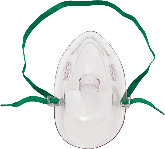 Download Adult Oxygen Mask Without Tubing - Oxygen Mask - Full Size PNG ...