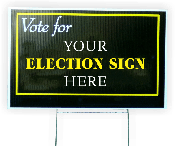 Download Transparent Election Yard Signs - Billboard - PNGkit