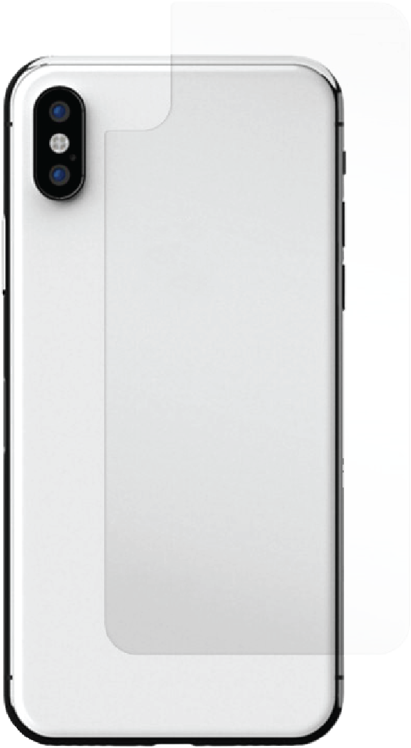 Download Apple Iphone X/xs Back Tempered Glass Screen Protector ...