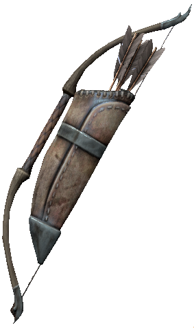 Download King Deleyn's Longbow - Bow And Quiver Transparent - Full Size ...