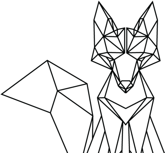 Download Geometric Fox - Full Size PNG Image - PNGkit