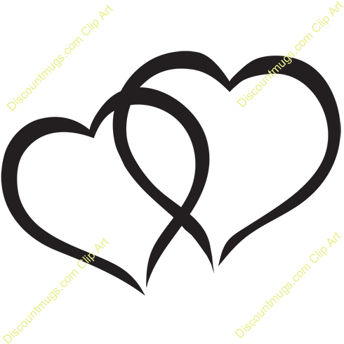 Download Overlap Of Hearts Clipart - Cute Heart Clipart - Full Size PNG ...