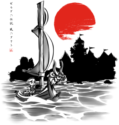 Download Red Sun Hero - The Legend Of Zelda: The Wind Waker - Full Size ...