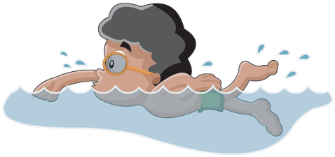 Download Clip Art Royalty Free Boy Swimming Clipart - Anime Boy ...