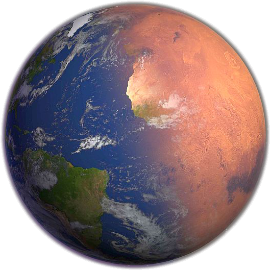 Download Mars Earth Small - Earth - Full Size PNG Image - PNGkit