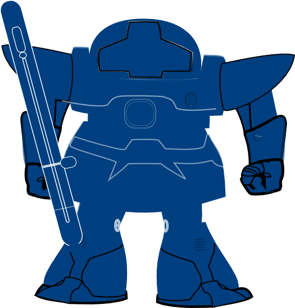 Download Blue Robot Svg Clip Arts 576 X 600 Px - Full Size PNG Image ...