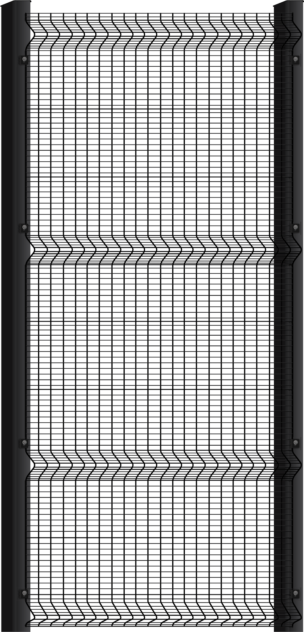 Download Clear View Wire Mesh Security Fence - Gate - Full Size PNG ...